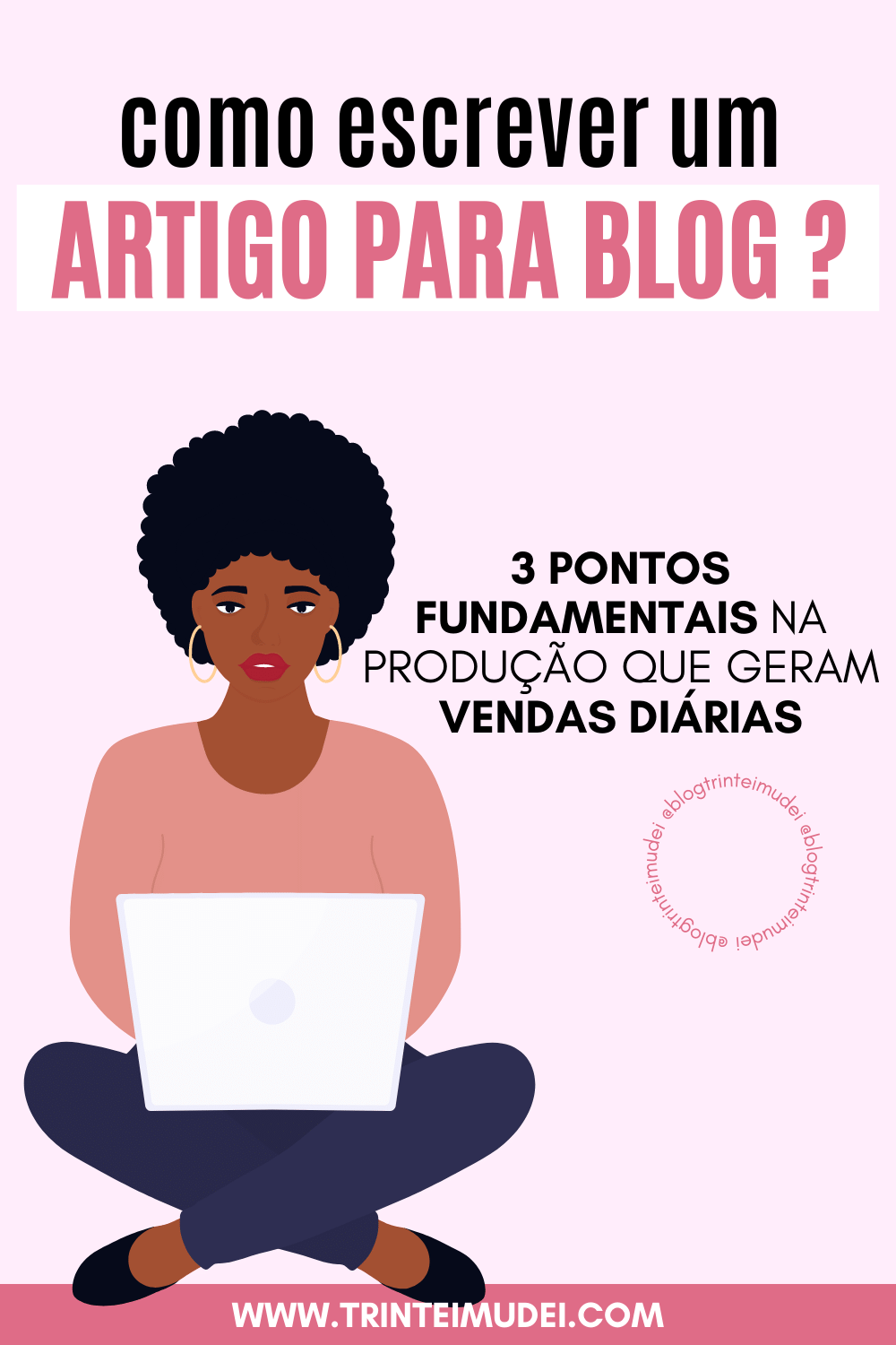 Como escrever um artigo para blog - Trintei Mudei